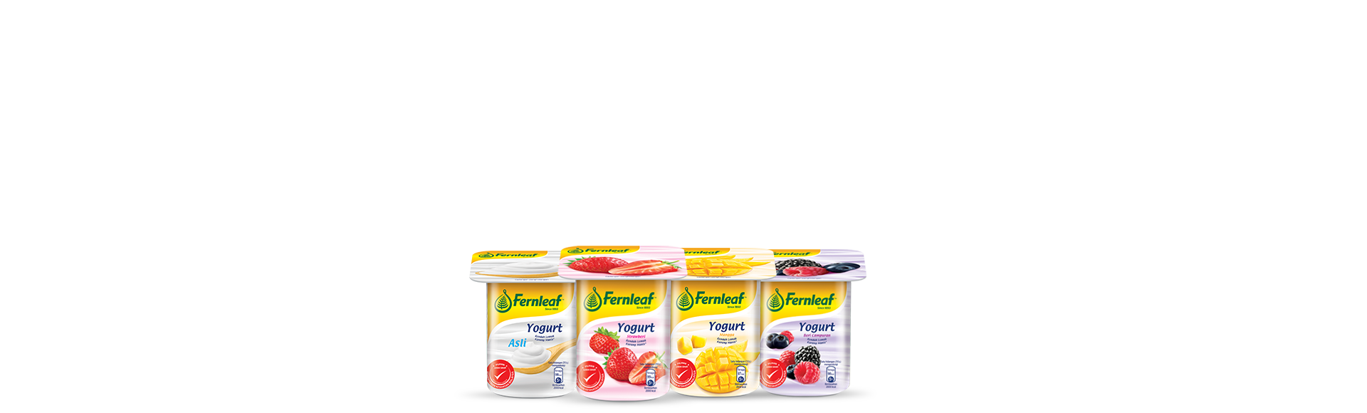 Yogurt Range - Low In Fat & Less Sugar | Fernleaf - MY
